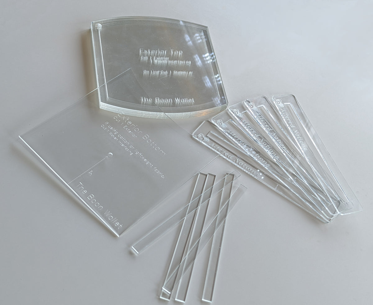 Acrylic Pattern Templates – AlteredNotions